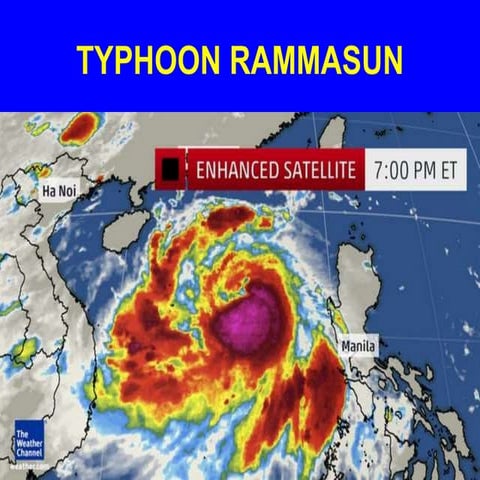 2014 TYPHOON RAMMASUN IMPACTS THE PHILIPPINES | PPTX
