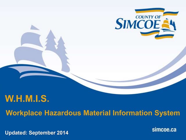 WHMIS Training | PPTX