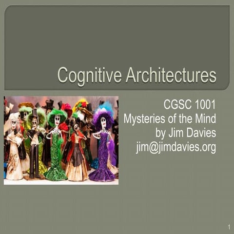 Cognitive architectures | PPTX