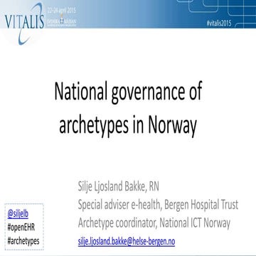 National governance of archetypes in Norway | PPTX
