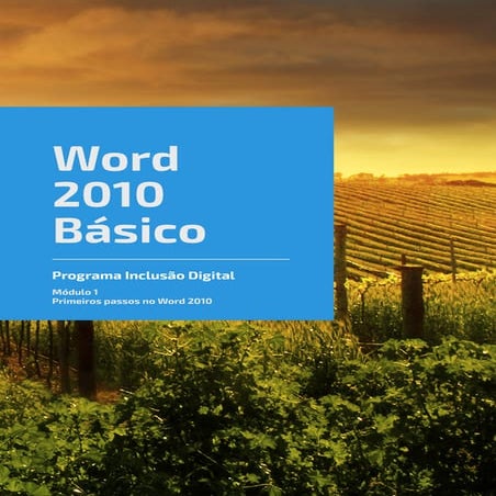 Informática Básica - Introdução ao Microsoft Word 2010 | PPTX