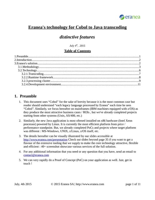 Migrating legacy applications (Cobol, PL/I) to Java on z/OS | PDF | Operating Systems | Computer ...