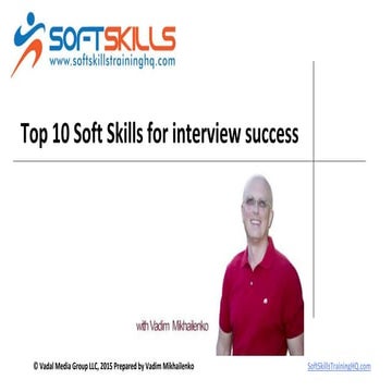 Top 10 Soft Skills for Interview Success | PPTX