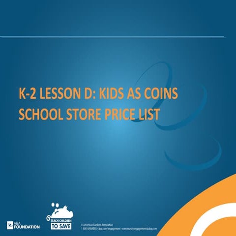 Kids as Coins - School Store Price List | PPT