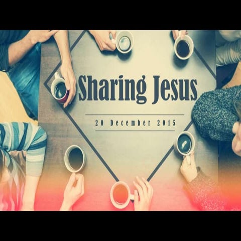 Sharing Jesus | PPTX