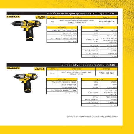 STANLEY CATALOG 2015 קטלוג סטנלי | PDF