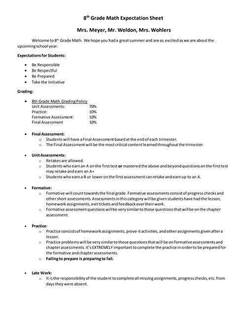 Math Expectations | PDF