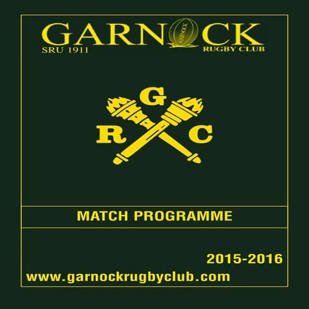 2015 2016 match day program | PDF