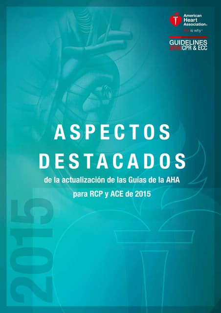 Castellano: Actualización AHA 2018 de ACLS y PALS | PDF