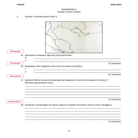 K2 SEJ SPM 2015 | PDF