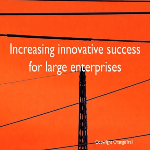Improving innovative success for large enterprises | PPT