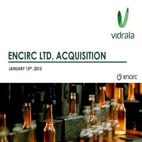 Vidrala ENCIRC LTD. Acquisition | PDF