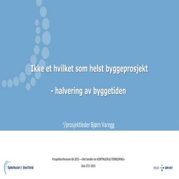 Presentasjon gevinstrealisering 121010_bjørn sund | PDF