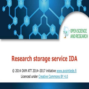 Research storage service IDA | PPTX