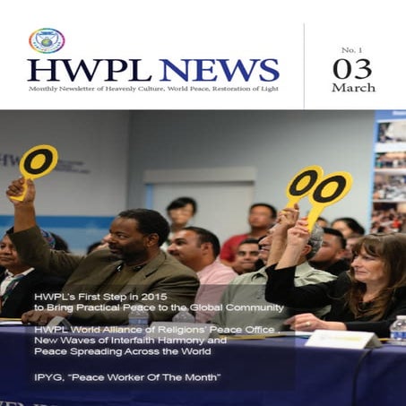 HWPL Newsletter 2015 March | PDF