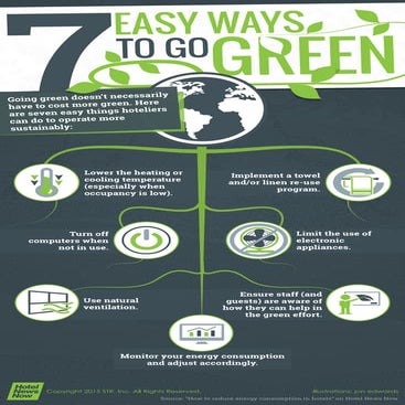 7 EASY WAYS TO GO GREEN | PDF