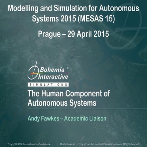 The Human Component of Autonomous Systems | PDF | Robotics | Technology ...