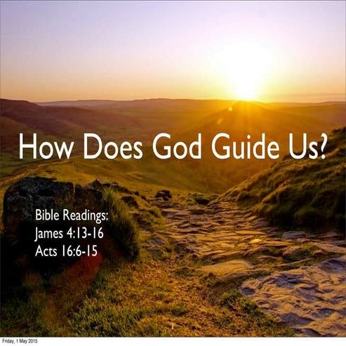 How Does God Guide Us? | PDF
