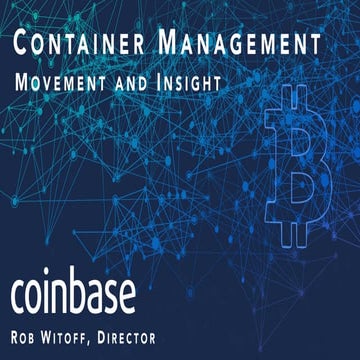 Container Management at Coinbase | PDF