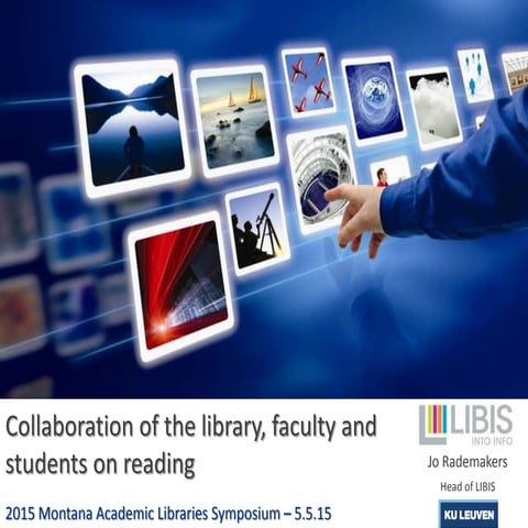 150505 Collaboration of the library, faculty and students on reading | PPT