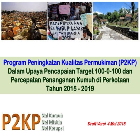 20150505 PEDOMAN P2KP 2015-2019 | PDF