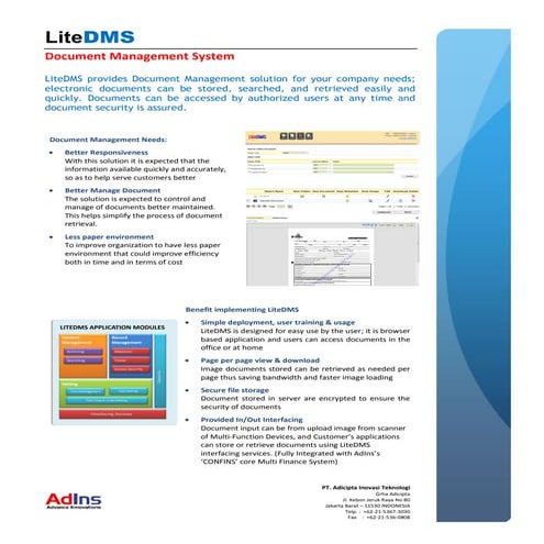 LiteDMS | PDF