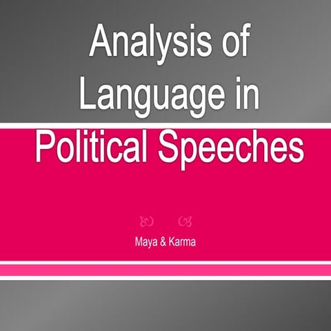 language change political speeches | PPTX