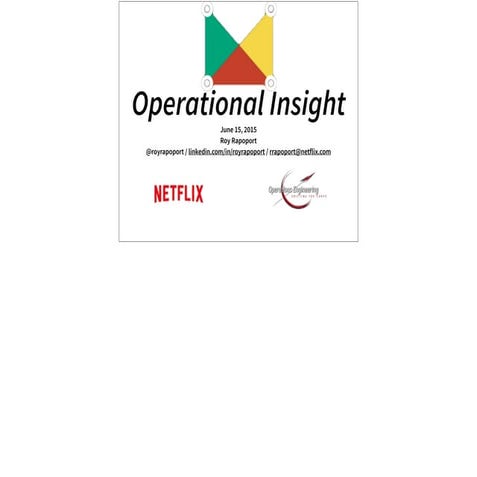 Operational Insight: Concepts and Examples | PDF