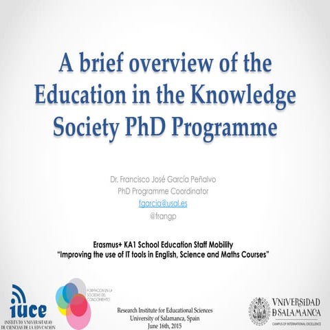 Phd Programme Presentation | PDF