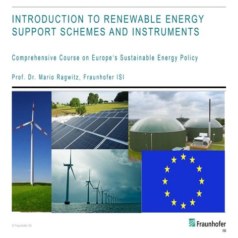 Support schemes for renewable energy sources | PDF