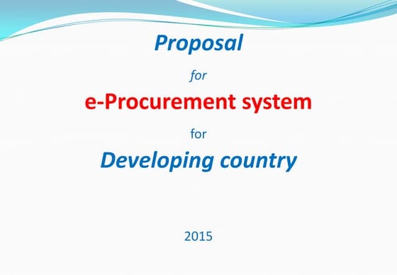 Government e procurement | PDF