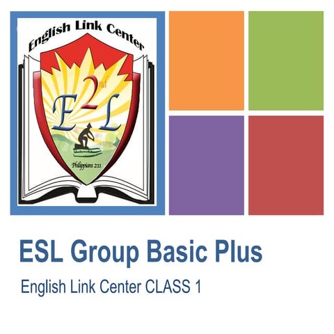 ESL Class #1 Basic | PPT