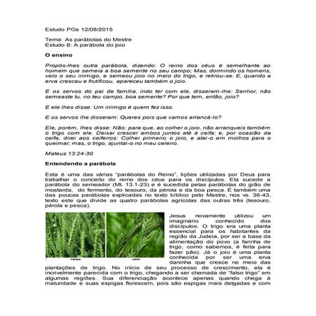 20150812.Estudo PGs 15 | DOCX
