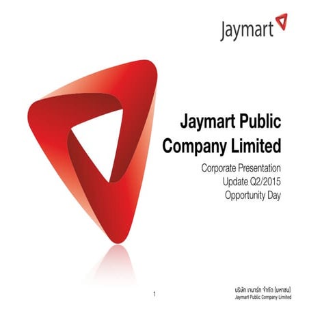 JMART Oppday Group : JMART JMT JAS ASSET | PDF