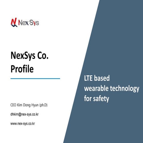 Nexsys company profile_v2.3 (english) | PPT