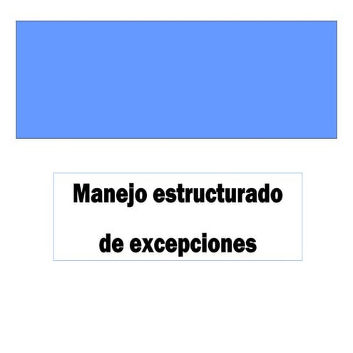 Manejo Estructurado De Excepciones | PDF | Programming Languages | Computing