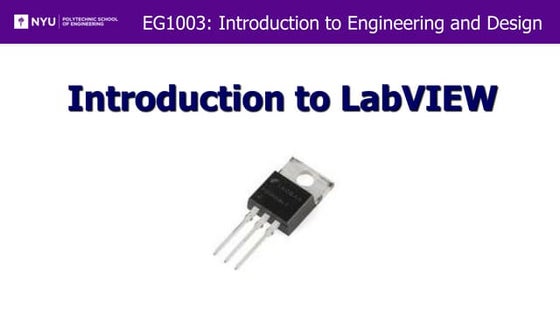 LabVIEW.pptx | Computer Software and Applications | Computing