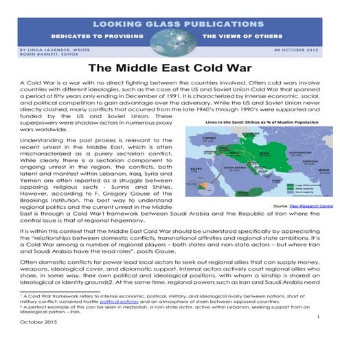 The Middle East Cold War | PDF