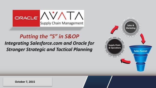 Oracle Demantra - Demand Planning Overview | PPTX