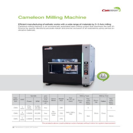20151021 CAMELEON 5AXIS | PDF