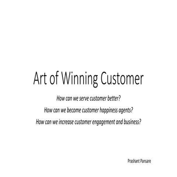 Customer handling Techniques | PPTX