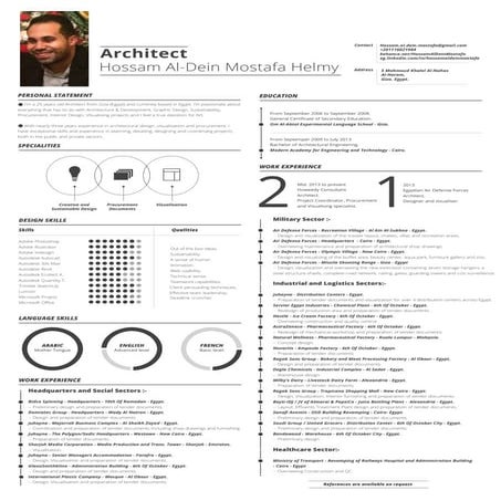 Hossam Al-Dein Mostafa - CV | PDF
