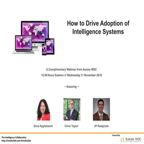 How to Drive Adoption of Intelligence Systems | PPT