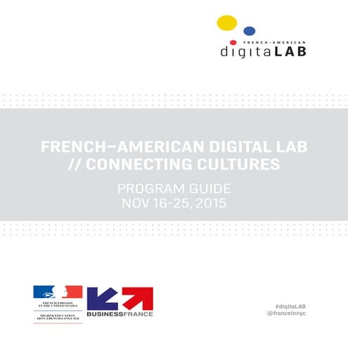 French-American Digital Lab // Connecting Cultures - Welcome Pack | PDF