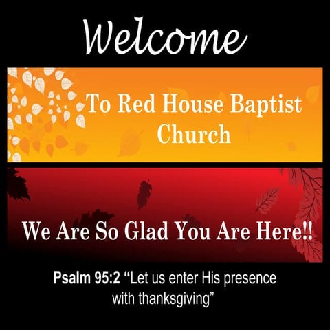 RHBC Announcements 11/15/15 | PPT