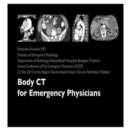 Body CT for Emergency Physicians | PDF