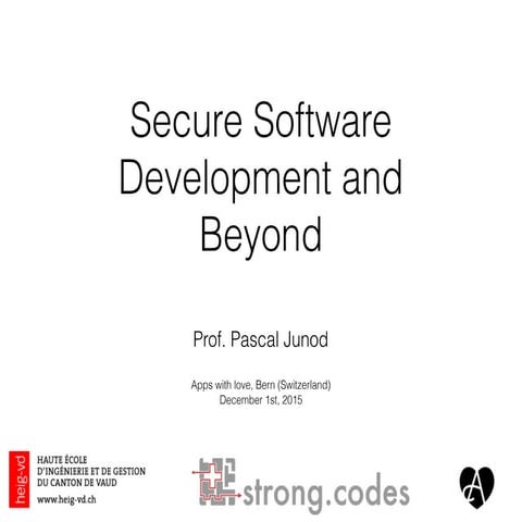 How To Develop Secure Software | PPT