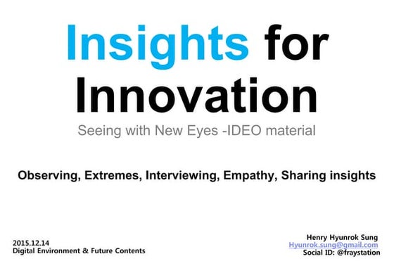 How to Tell an Innovation Story | PDF