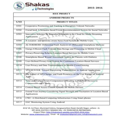 2015 android project | PDF