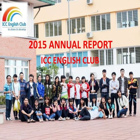 ICC English Club - 2015 Annual Report | PPT
